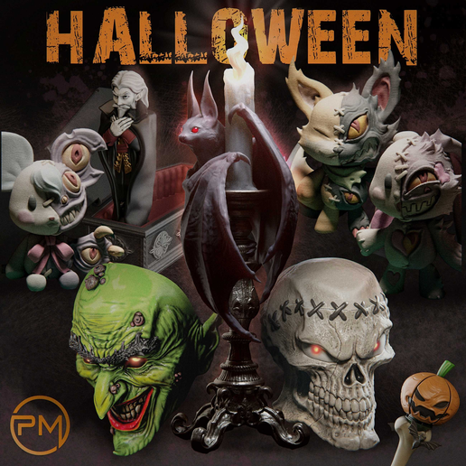 🎃 OCTOBER PACK 3D PRINT・ 3D File for 3D printing・Cults