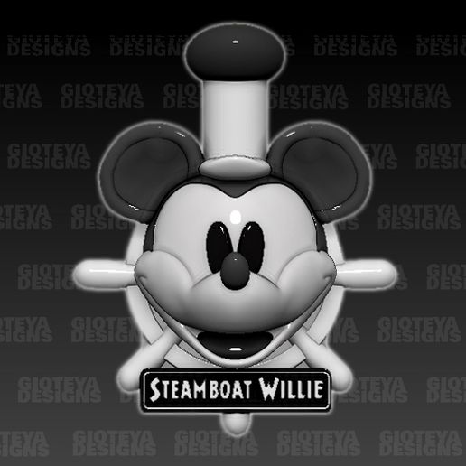 🎬 Steamboat Willy・ STL File for 3D printing・Cults