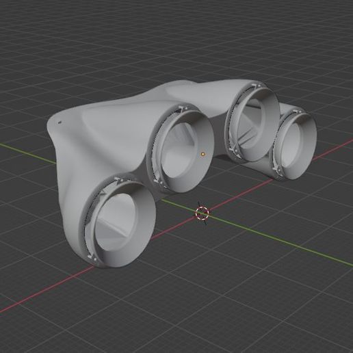 🌫️ Fog Light 4 Pod Housing・ STL File for 3D printing・Cults