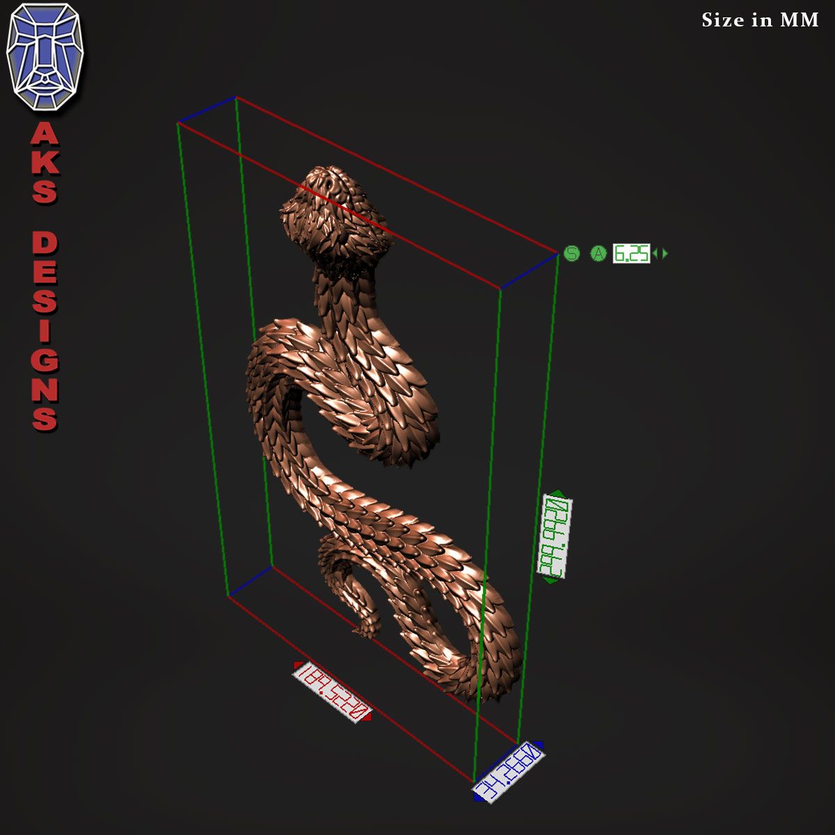 Download file snake version 1 Bas relief for cnc • 3D printing object ...