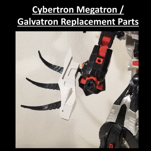 🤖 Cybertron Megatron Replacement Parts (Transformers)・ STL File for 3D ...