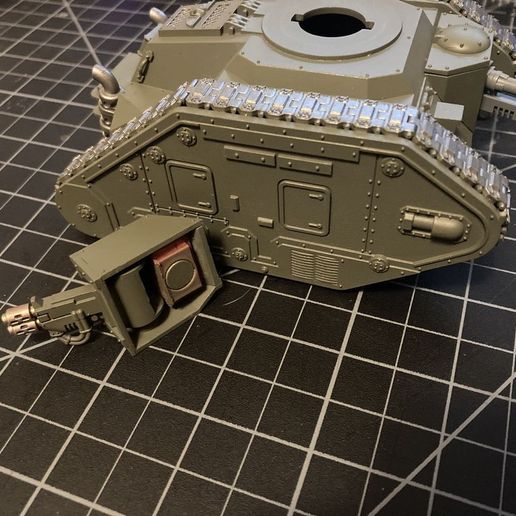 🧲 Sponson Magnet Insert and Tray for Leman Russ Tank・Free 3D File for ...