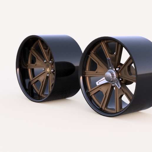 🛞 GRUDGE WHEEL FOR 1/24 - 1/25 MODEL KIT.・ STL File for 3D printing・Cults