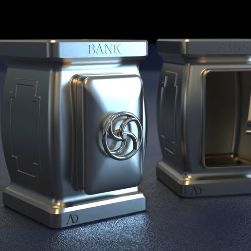 📦 Safe-deposit box - Strongbox - Coffre-fort・Archivo STL para ・Cults