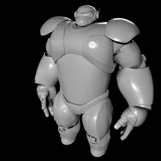 🤖 Armored Baymax Statuette・ STL File for 3D printing・Cults