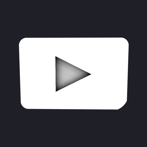 ️ Youtube Play Button 3D MODEL・ 3D File for 3D printing・Cults