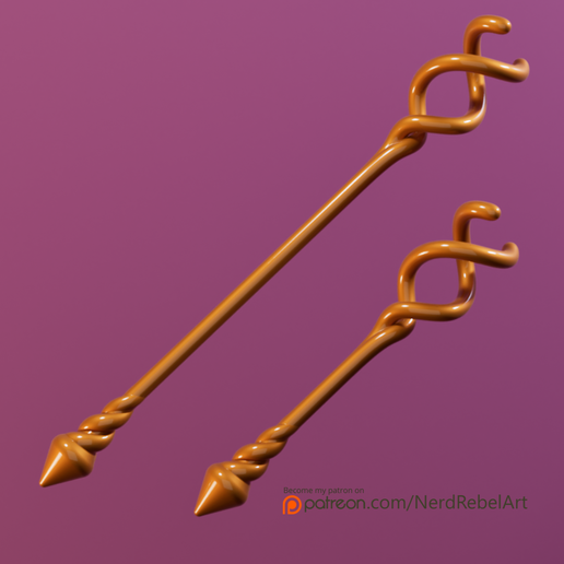 3D file Zelda Tri Rod 🔗 ・3D print design to download・Cults