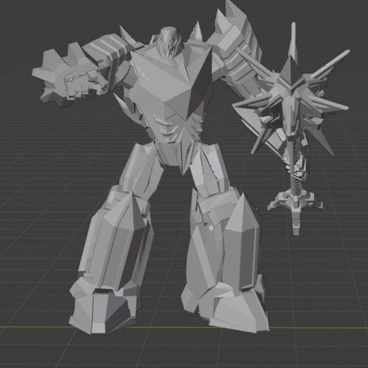 🍂 Megatron Fall of Cybertron Pose 3・ STL File for ・Cults