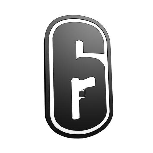 STL file RAINBOW SIX SIEGE LED LAMP 🌈 ・3D printing design to download・Cults