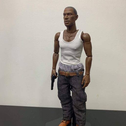 🗿 CJ (Carl Johnson) one sixth scale・ STL File for ・Cults