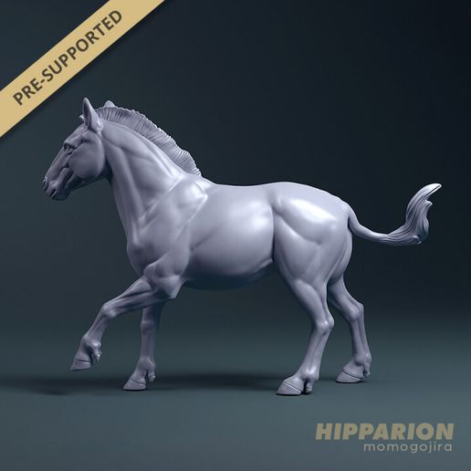 🐎 Hipparion Stallion・ 3D File for 3D printing・Cults