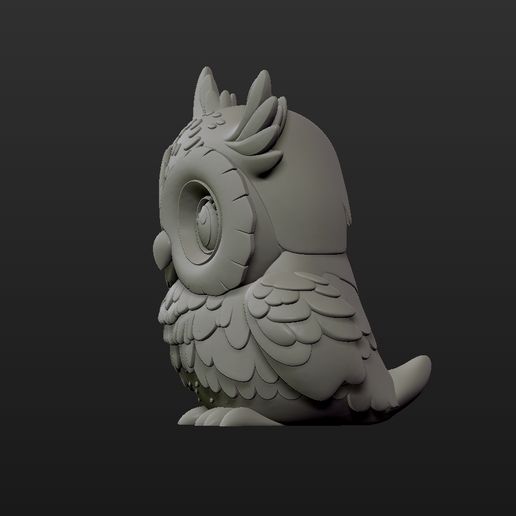 🦉 owl・ STL File for 3D printing・Cults