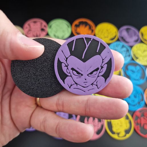 🪙 Gotenks (DBZ) collectible coin・ STL File for 3D printing・Cults