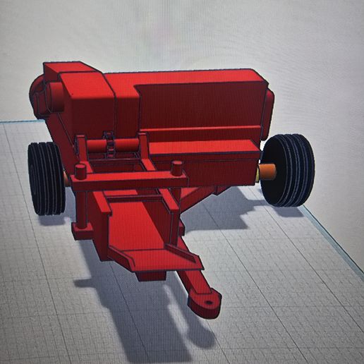 🆕 New Holland Hay Baler・ STL File for 3D printing・Cults