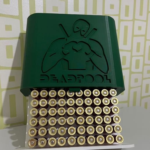📦 410 Ammo Box - 3D Printable Shotgun Shell Storage- Deadpool Ammo Box ...