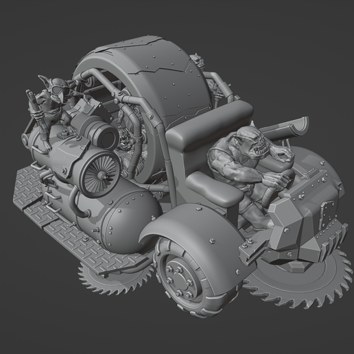 🏎️ Squig Catapulting Buggy・ 3D File for 3D printing・Cults