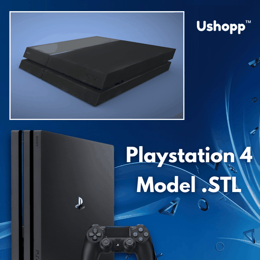 STL file Mini Playstation 4 .STL 🎮 ・3D printable model to download・Cults