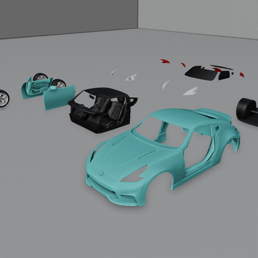 🛞 Nissan 370z 2015・ STL File for 3D printing・Cults