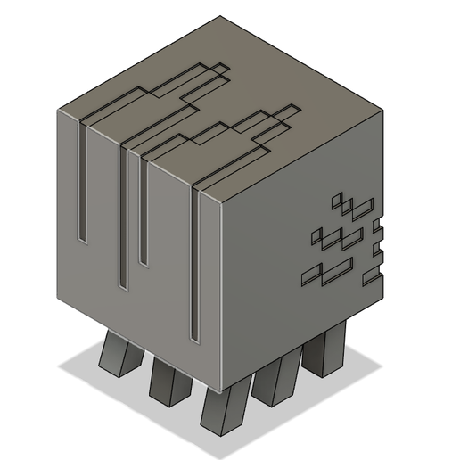 👶 Minecraft Baby Ghastling・Free STL File for 3D printing・Cults