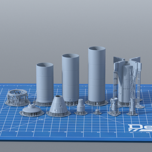 🛰 Mercury Redstone・ STL File for 3D printing・Cults