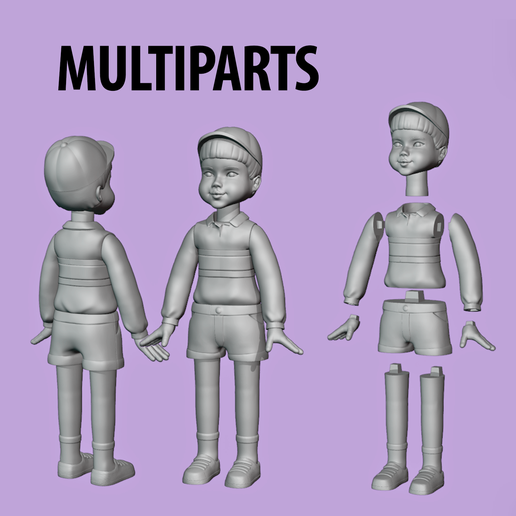 👦🏻Cheol-Su-Squid Game Doll-Season 3 -Jump Rope - Chul Su🦑・ 3D File for ...