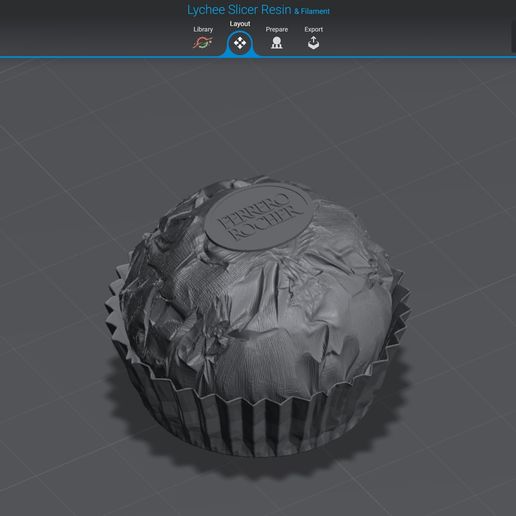🍫 Ferrero Rocher chocolate Detailed 3D print Model・ STL File for 3D ...