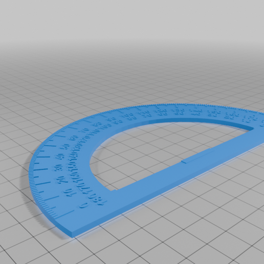 📐 Protractor・Archivo 3D Gratis para ・Cults