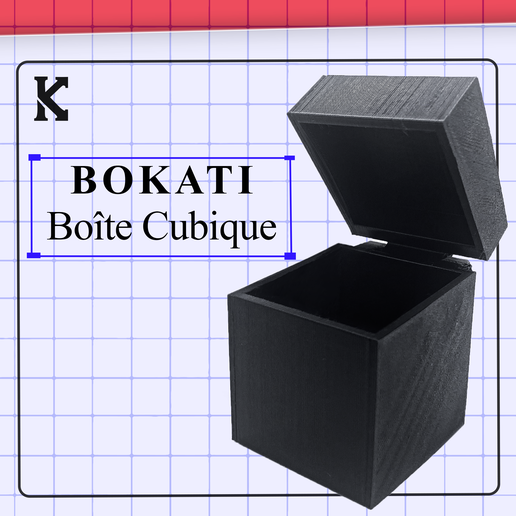 Archivo STL gratis BOKATI (caja cúbica) 📱 ・Objeto para impresora 3D ...