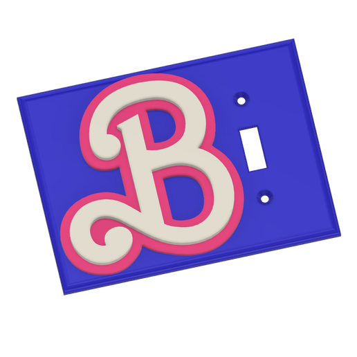 Free STL file Barbie, Light, Switch, Cover (Left) ⬅️ ・3D print design ...
