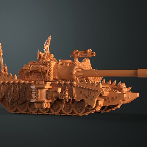🪖 Medium Traitor Tank・ 3D File for 3D printing・Cults