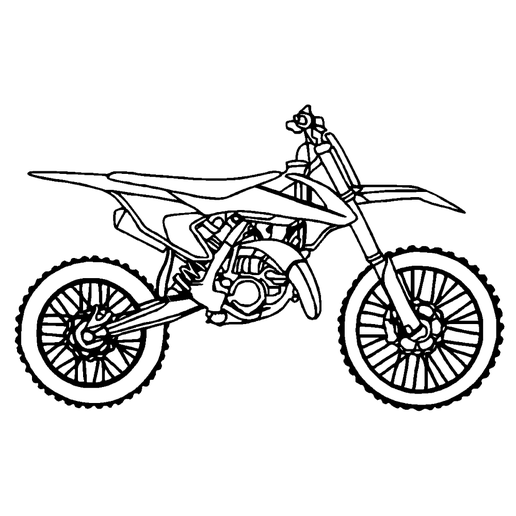 supercross ktm dirt bike coloring pages