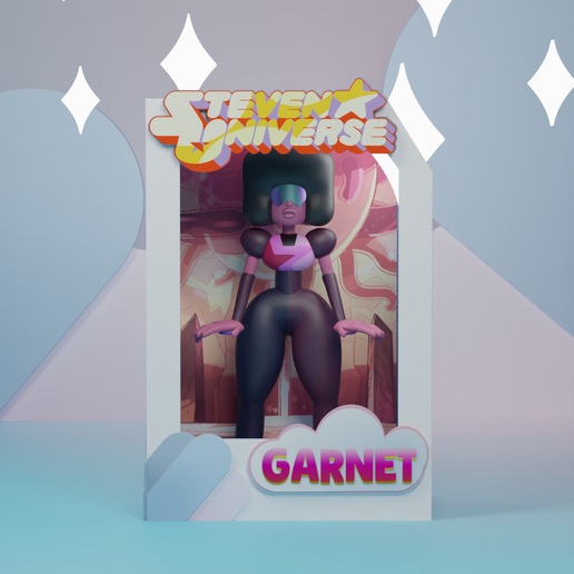 garnet structure 3d