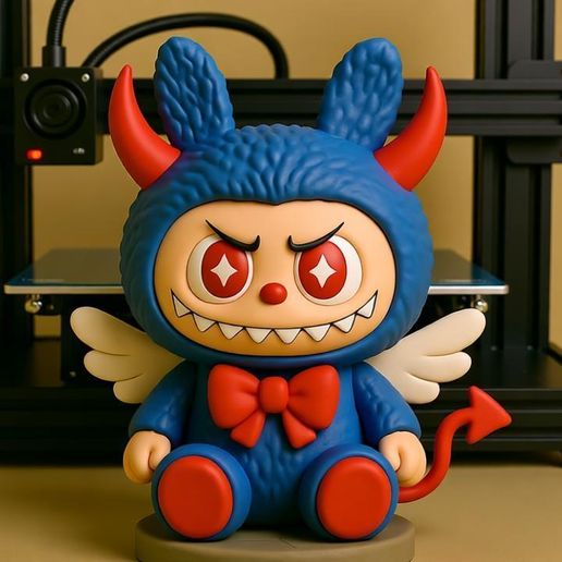🧸 labubu happy demon・ STL File for 3D printing・Cults