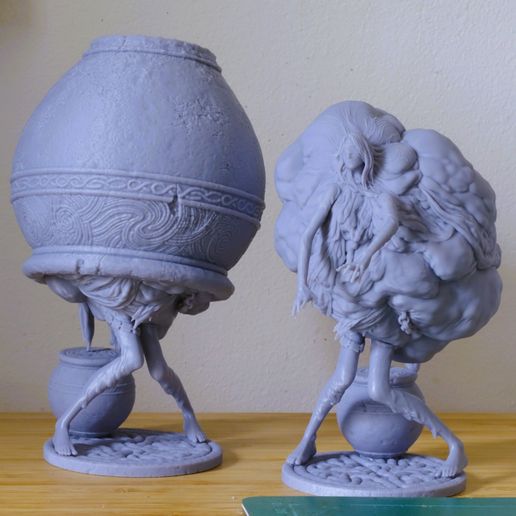 3D printed Jar Innards • made with Elegoo Saturn 2・Cults