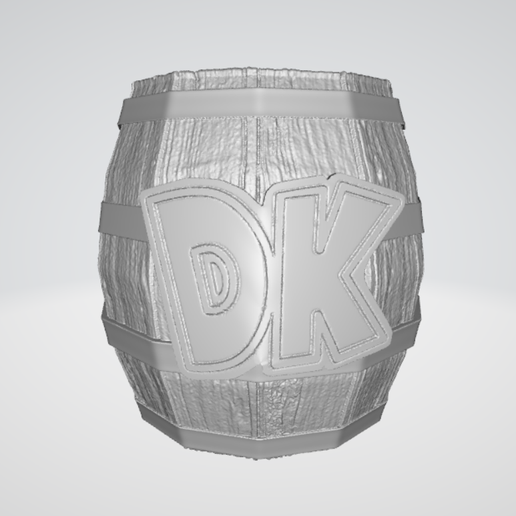 🐉 Donkey Kong Barrel・ 3D File for 3D printing・Cults