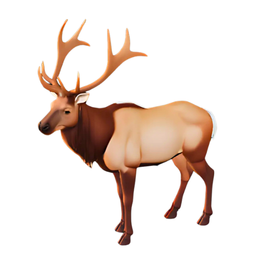 STL file Realistic Elk Deer 🦌 ・3D print model to download・Cults