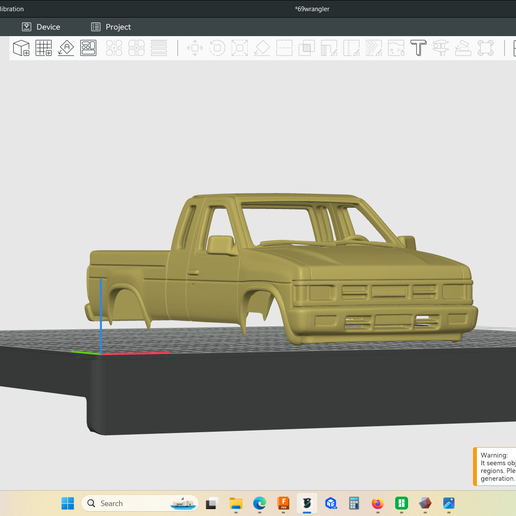🚚 1987 or late 80's Nissan Hardbody 4x4 pickup truck body shell・ STL ...