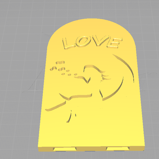 STL file Love stand Desk Decoration ️‍🔥 ・3D printer model to download・Cults
