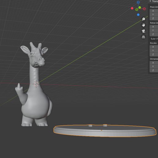 🦒 giraffe middle finger - rebel giraffe・ 3D File for 3D printing・Cults