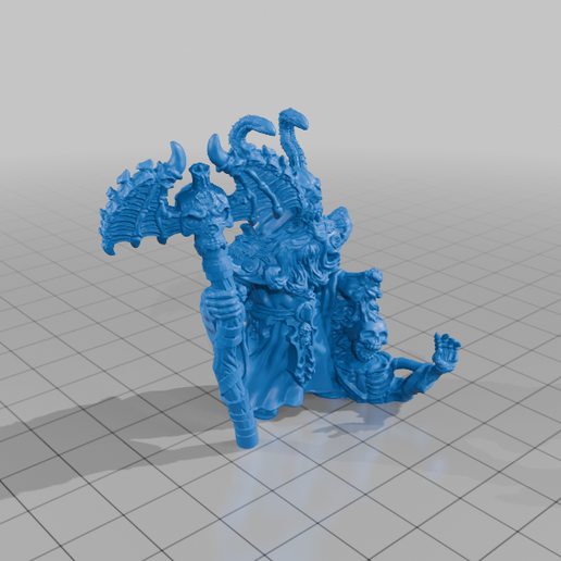🧸 Necromancer・Free 3D File for ・Cults