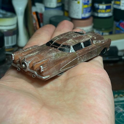 🚗 fallout 4 car lot ho scale・3D Print with the Creality ender v3 se 3D ...