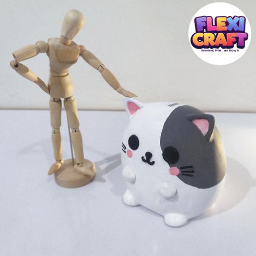 🏦 Kitty Bank・ STL File for 3D printing・Cults