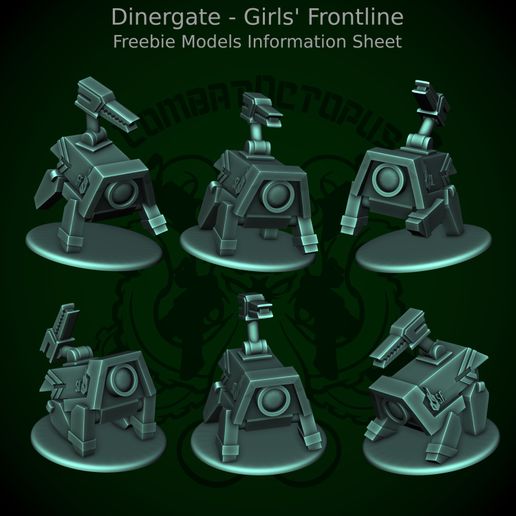 🤖 Dinergate - Girls' Frontline fan-art model・Free 3D File for 3D ...