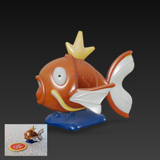 🎨 Magikarp 3D Takara Tomy Style – retro 2000s | Modelo 3D fan art ...