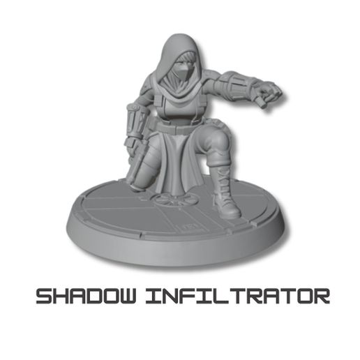 🥷 Shadow Infiltrator – Stealth Operative SCI-FI MINIATURE STL・Free STL ...