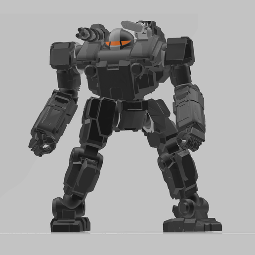 3D file American Mecha Skarra Assault mech 🪖 ・3D printing template to ...
