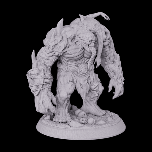 👹 Flesh Golem・ 3D File for 3D printing・Cults
