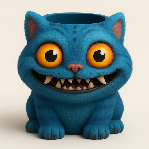 ️ Kpop Pencil Holder - Derpy Tiger - Blue Tiger - Kpop Warriors・ STL ...