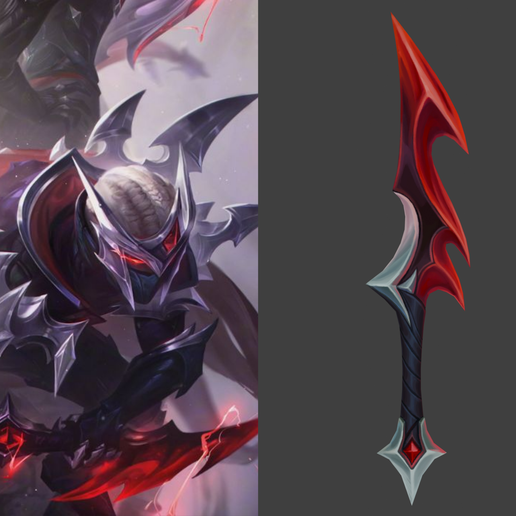 🔫 League of Legends - T1 Pyke Weapon - Cosplay Prop - 3D Print STL File ...