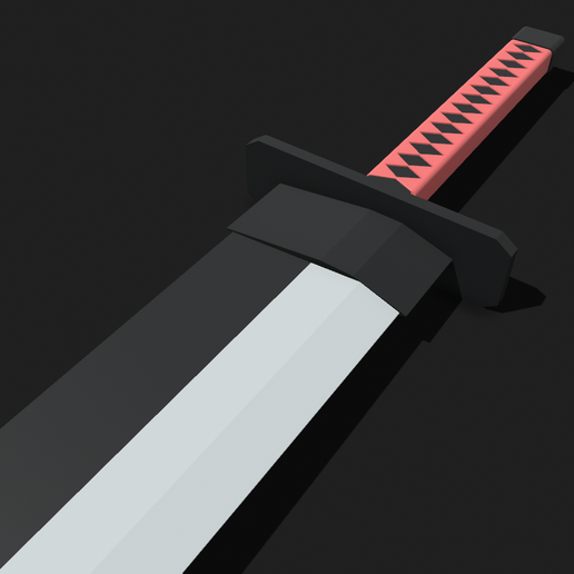 STL file Bleach Ichigo's Sword Prop ( 1/1 Scale ) 🗡️ ・Template to ...